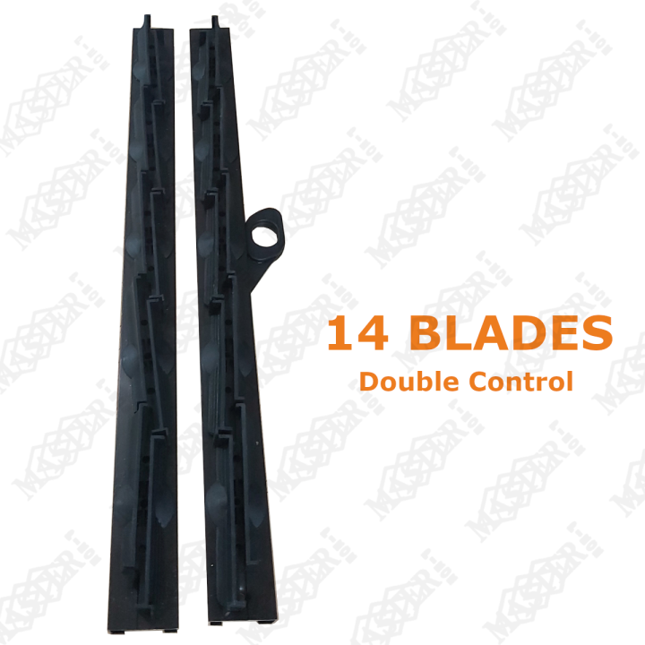 JALOUPLUS Jalousie Frame 9Blades - 14Blades BROWN Double Control ...