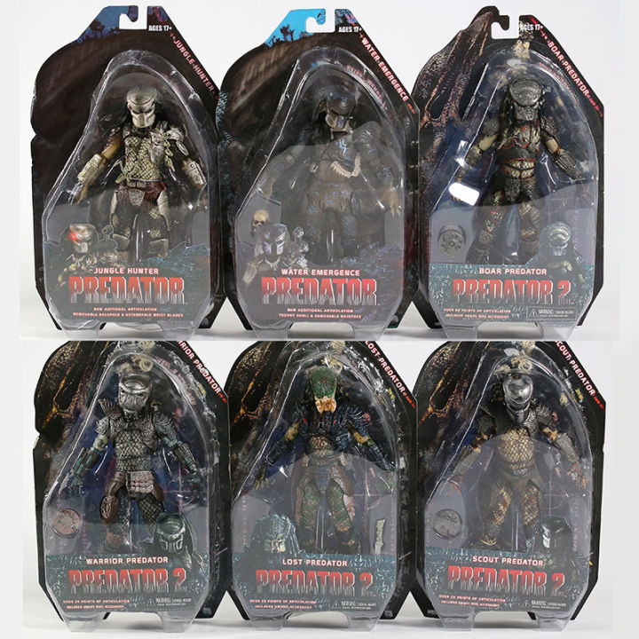 NECA AVP Alien vs. Predator City Hunter Warrior Shaman Stalker Masked ...