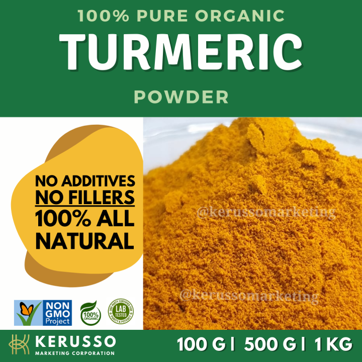 Turmeric Powder Organic 1000 grams 500 grams 100 grams | Lazada PH