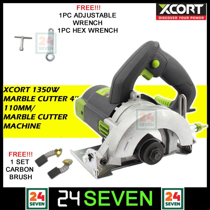 TWENTYFOURSEVEN - XCORT Marble Cutter 4 110mm 1350w/ Marble Cutter ...