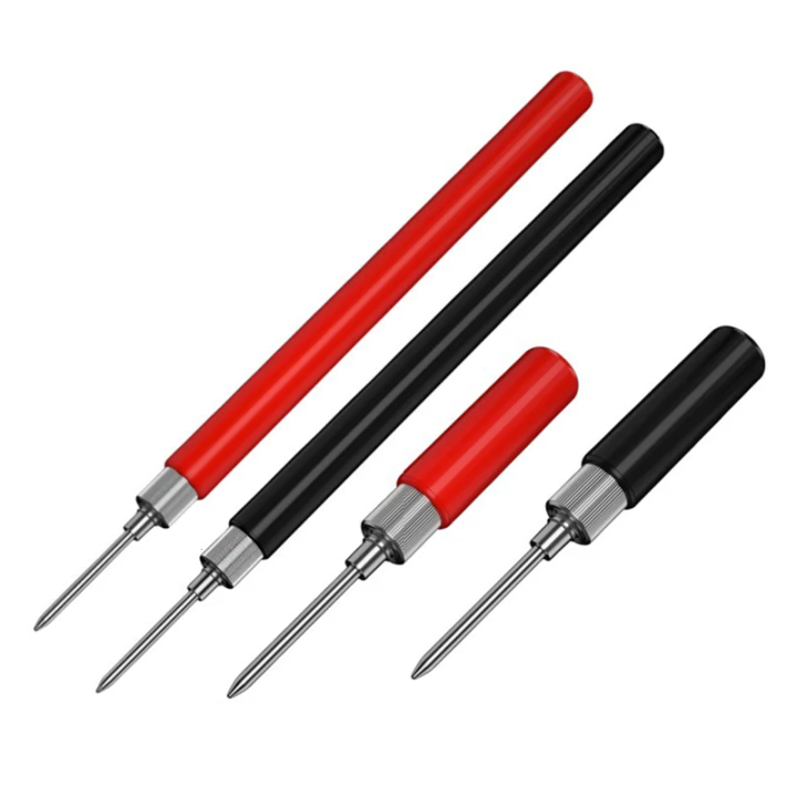 5Pcs No Solder Test Leads Secure Connection Long/Short Test Probes ...