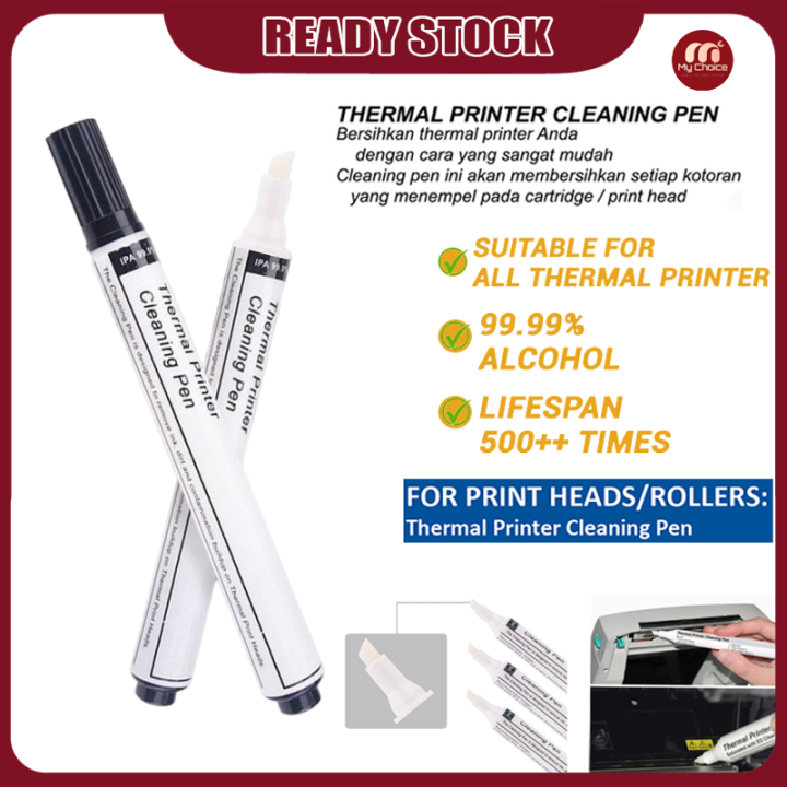 Thermal Printer Printhead Cleaning Pen 99.99% Alcohol Pen 打印头清洁笔 无水酒精 ...