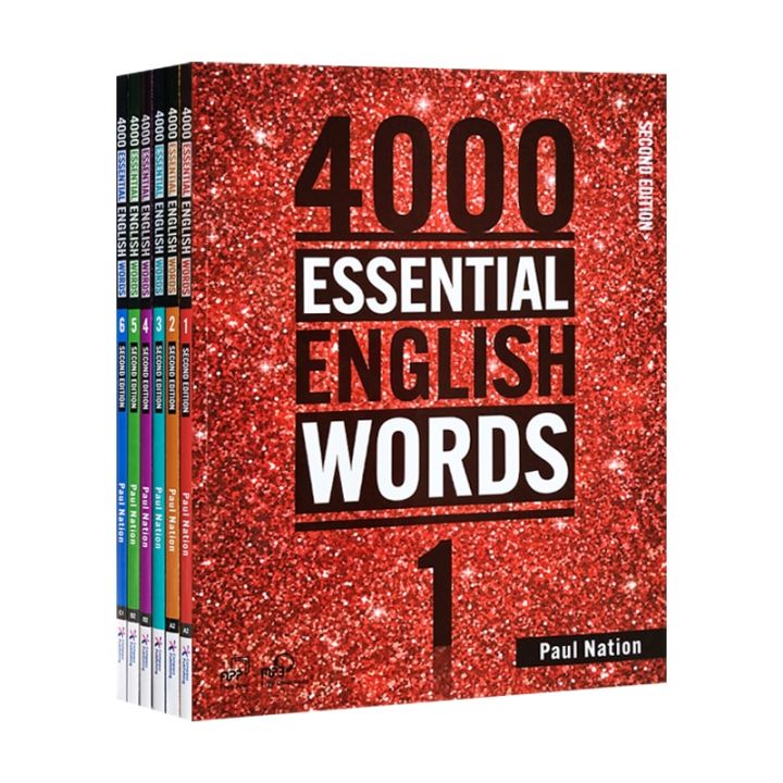 New 6 Books/Set 4000 Essential English Words Level 1-6 IELTS, SAT Core ...