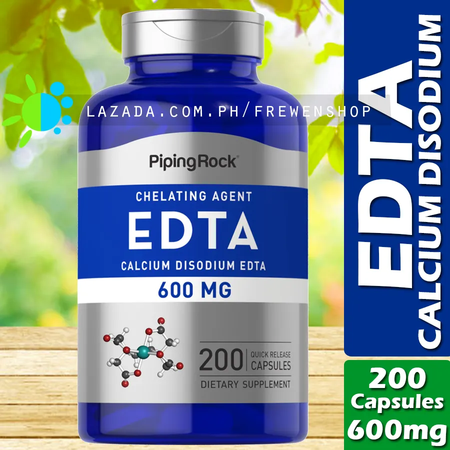 EDTA CALCIUM DISODIUM 600mg x 200 Capsules Supplement Capsule | Lazada PH