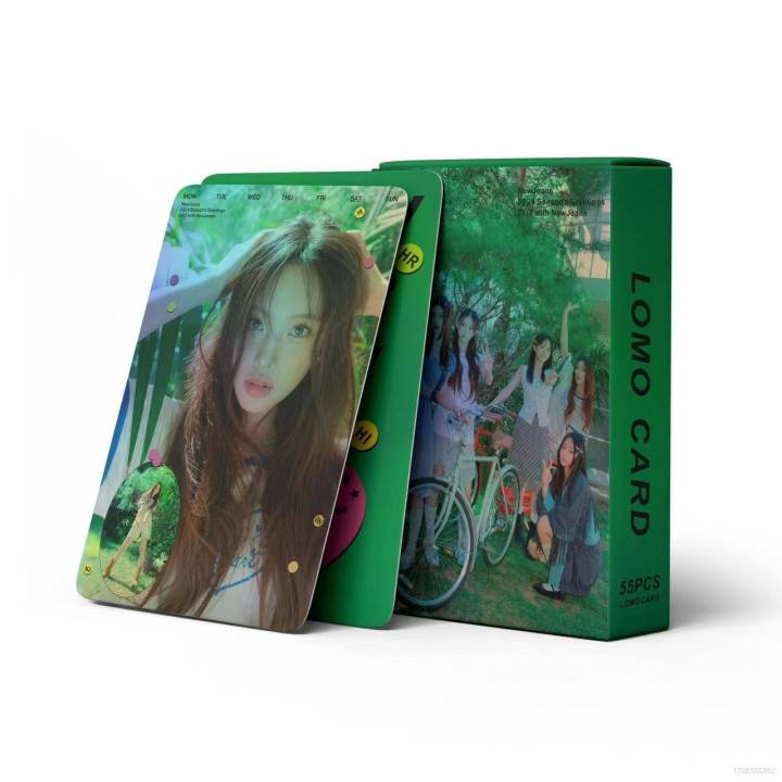 XL 55PCS/box 2024 Newjeans BBA Lomo card MINJI HANNI DANIELLE HAERIN HYEIN postcard photo ...