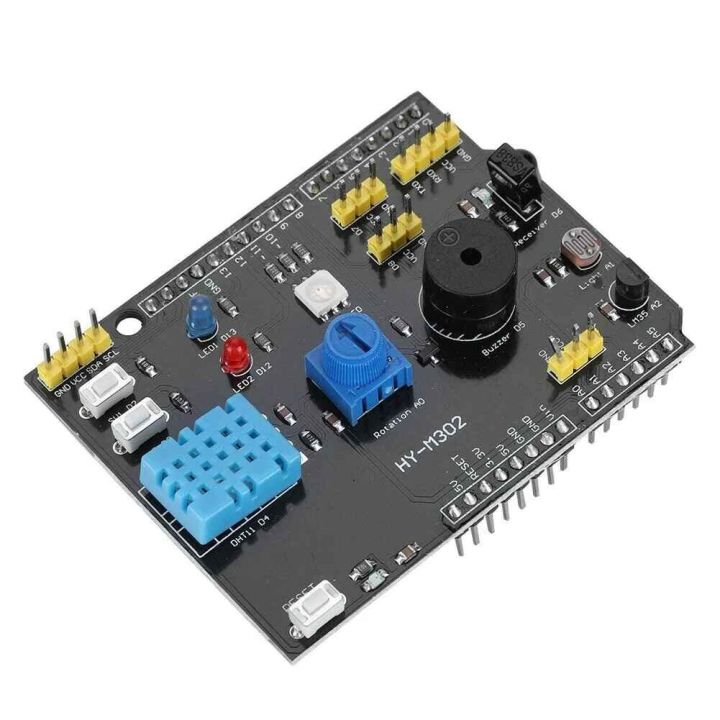 Arduino Easy Module Shield บอร์ดอเนกประสงค์ รวมเซนเซอร์พื้นฐาน สำหรับ ...