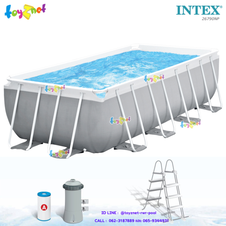 2025 Activity Subsidy Intex Rect. Prism Frame Pool Set 4x2x1.22 m with ...