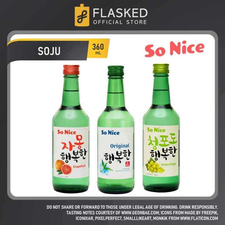 Jinro, So Nice Assorted Korean Soju | Lazada PH