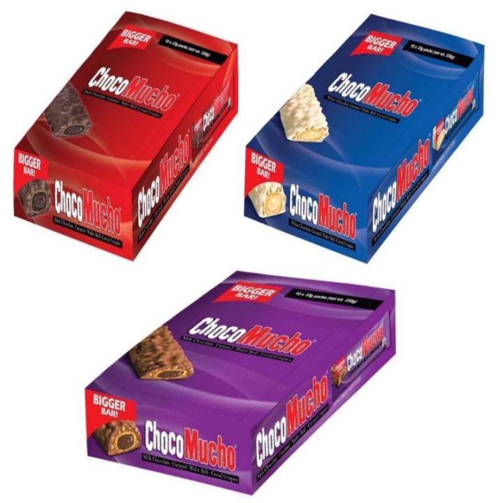 Choco Mucho MILK CHOCO/DARK CHOCO/WHITE CHOCO 10pcs in 1box | Lazada PH