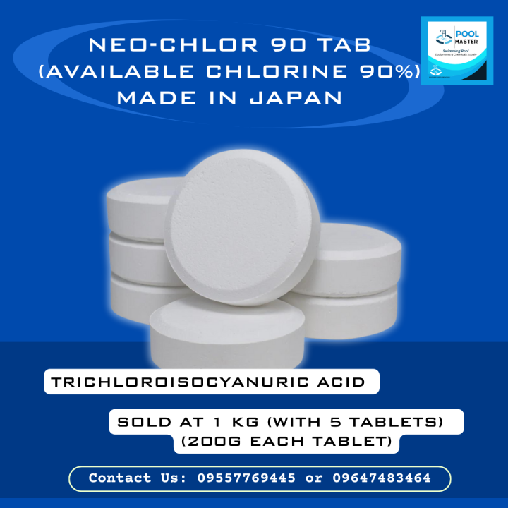 Neo-Chlor 90% Chlorine Tablets Made In Japan 1kg | Lazada PH