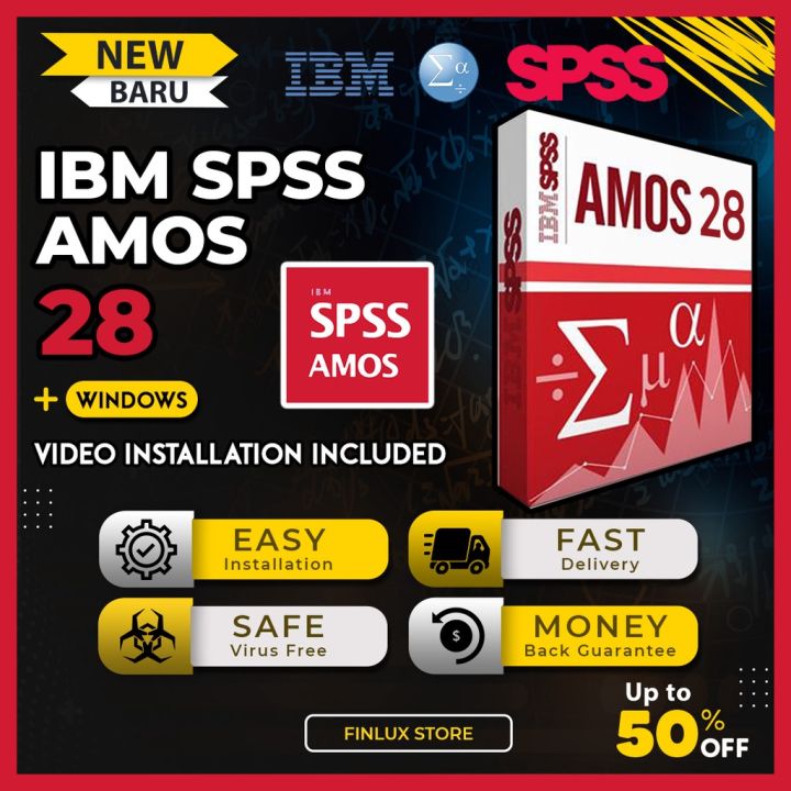 [VIDEO] IBM SPSS AMOS 28 Lifetime For Windows | Lazada