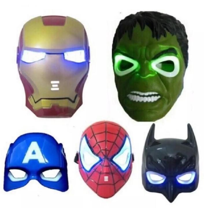 HEROES GLOWING MASK TOY FOR KIDS | Lazada PH