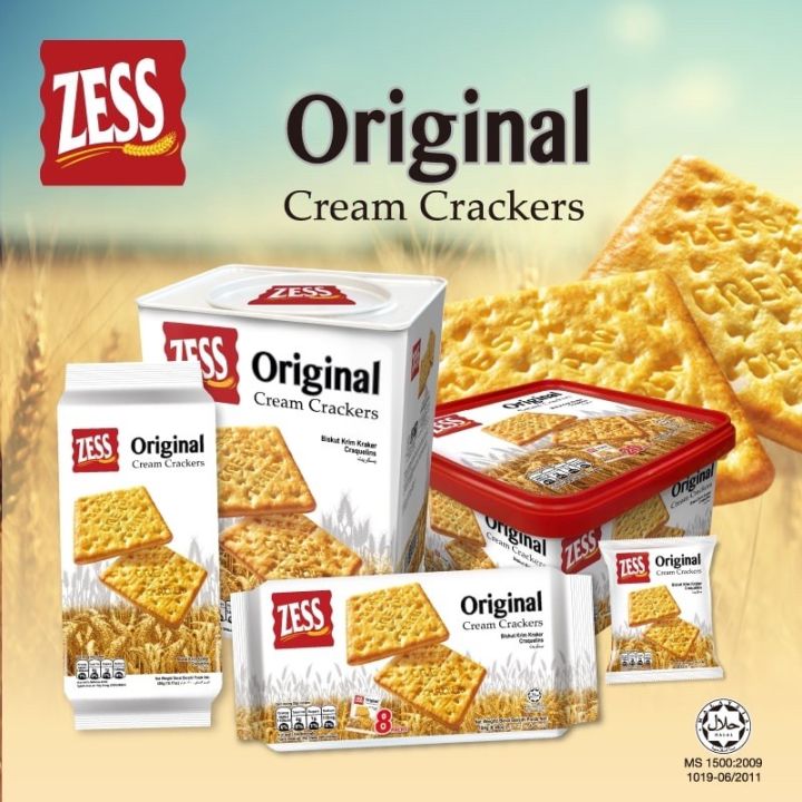 Zess Original Cream Cracker 380g / Biskut Krim Kraker 380g | Lazada