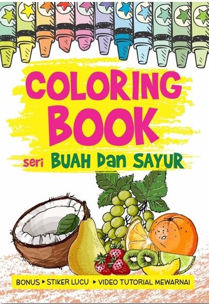 Coloring Book: Seri Buah Dan Sayur | Lazada Indonesia