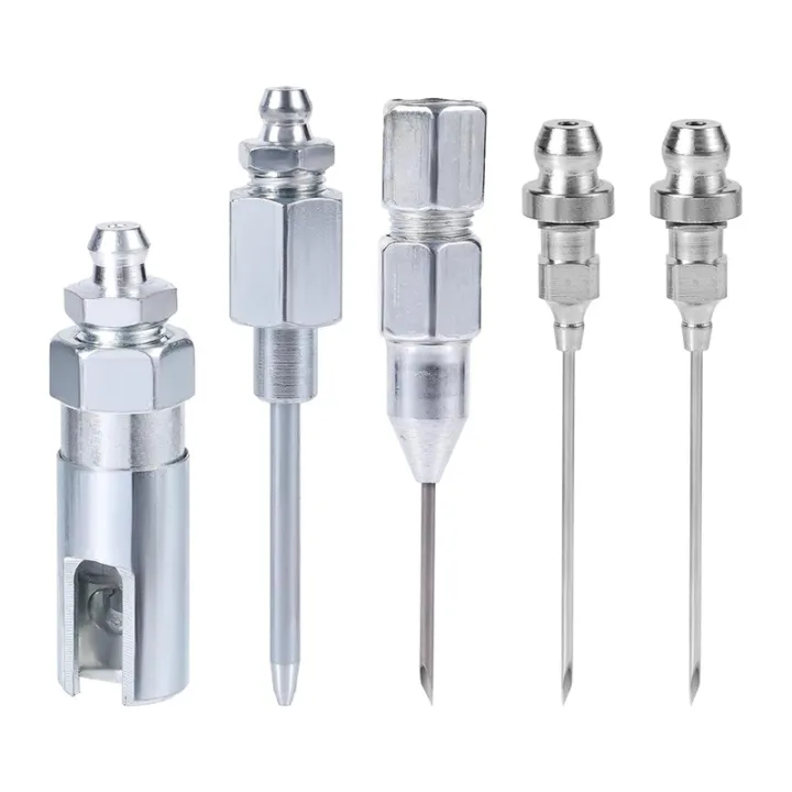Grease Needle Dispenser Grease Injector Needle Set 5pcs Grease Needle ...