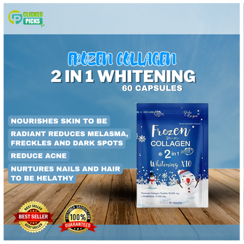 Frozen Collagen 2 in 1(60 Capsules)10x Whitening Supplement With ...