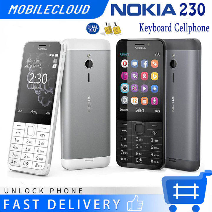 Nokia 230 Dual SIM Brand New Keypad Mobile Phone Two Million Pixels ...