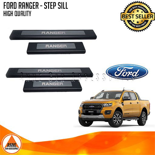 Side Stepsill for Ford Ranger T6 T7 T8 Wildtrak / Raptor 2012 2013 2014 ...