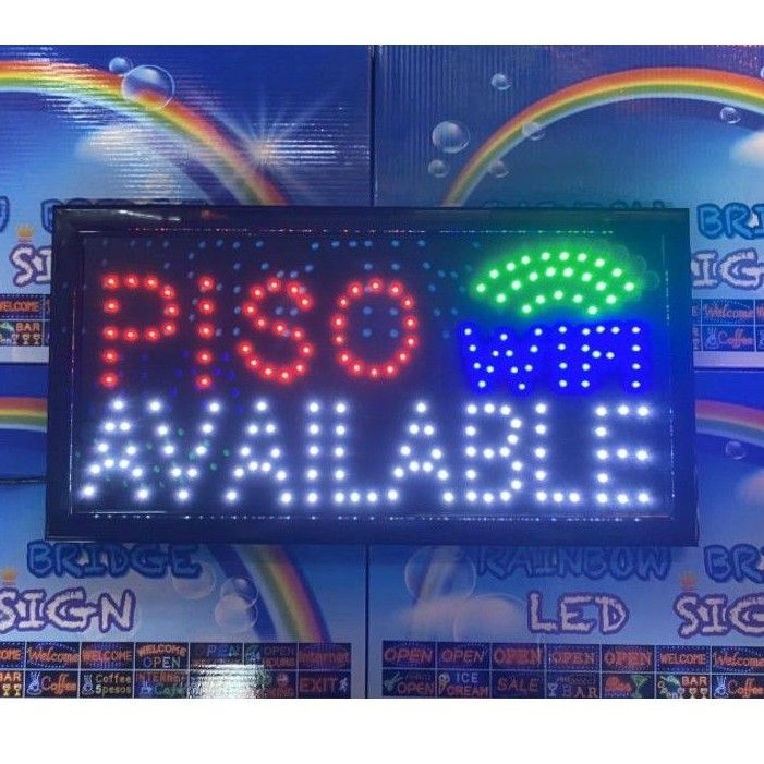 RAINBOW BRIDGE LED SIGNAGE PISO WIFI AVAILABLE '' （New-Small-Large) # ...