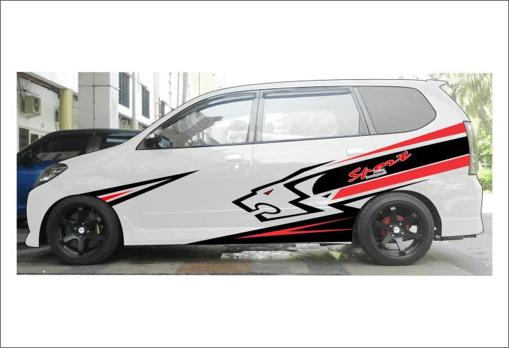 Cutting sticker Mobil stiker Macan sport racing | Lazada Indonesia