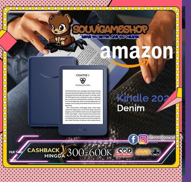 All New Kindle 2022 (11th Gen) Lightest & Most Compact 6" 300ppi 16GB ...