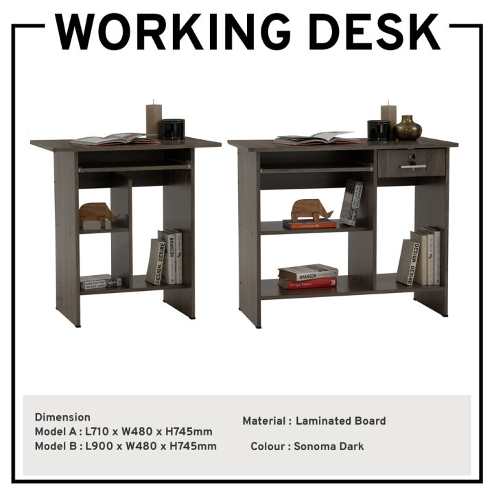 Working Desk Office Table Study Desk Table | Lazada