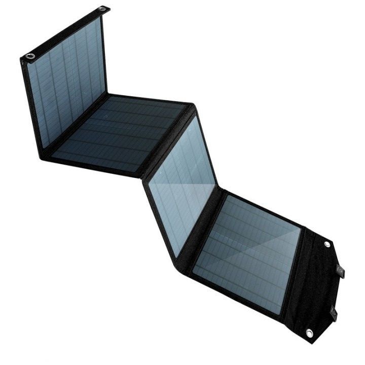 Waterproof solar panel fold 60w 4pcs solar charger with DC USB Jack ...