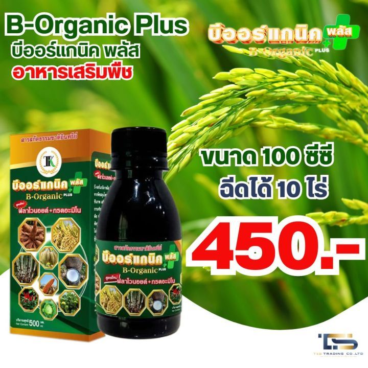 🥔 สารฟลาโวนอยด์ B-Organic plus 100ml. ปุ๋ยอินทรีย์ เกษตรอินทรีย์ ของแท้ ! | Lazada.co.th