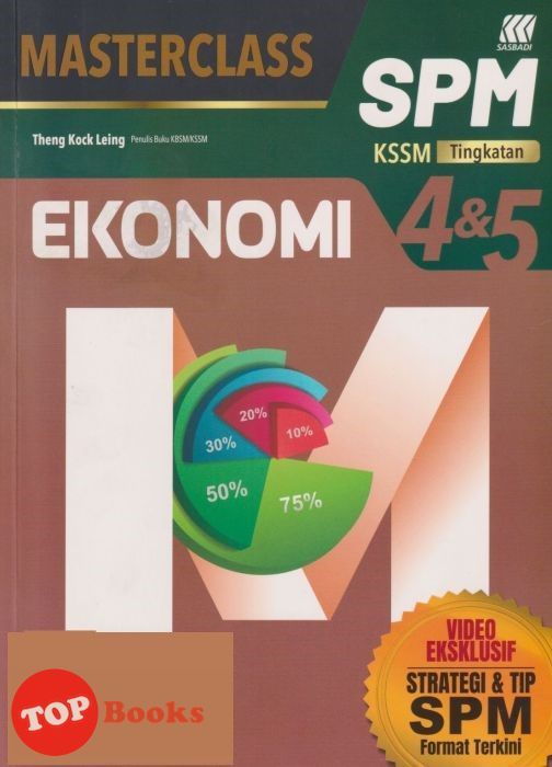 [topbooks Sasbadi] Masterclass Spm Ekonomi Tingkatan 4 5 Kssm 2023