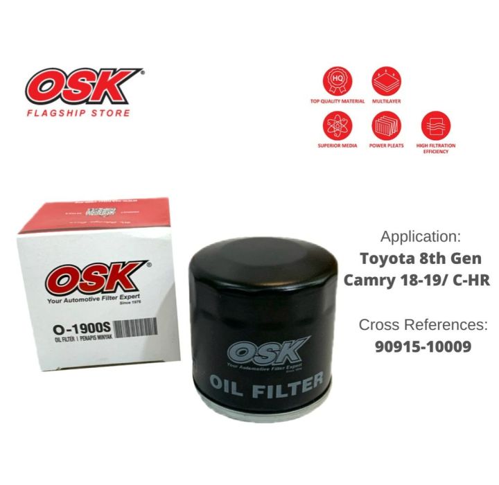 OSK Toyota 8th Generation Camry 18-19/ C-HR (90915-10009) | Lazada