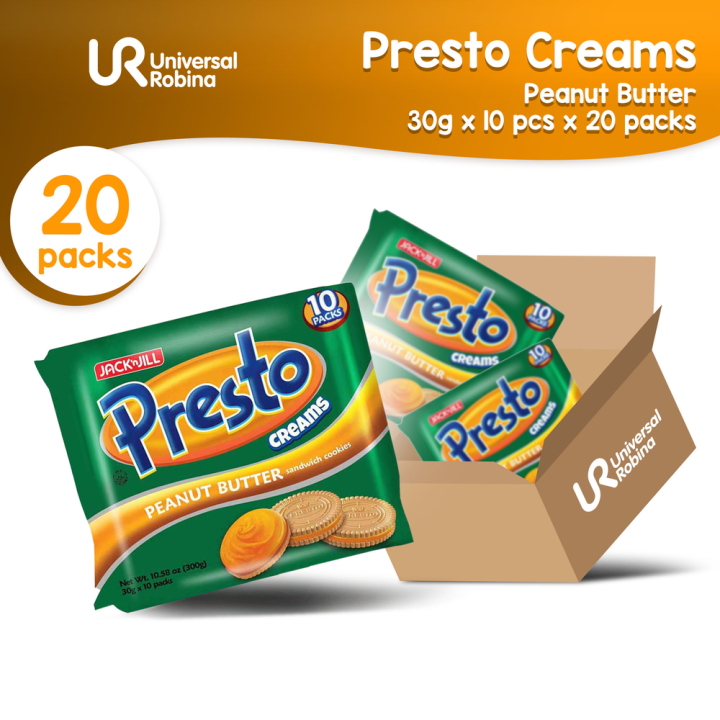 20 x Presto Creams Peanut Butter (30g x 10) | Lazada PH