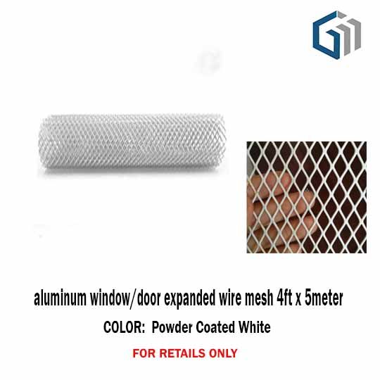 aluminum window/door expanded wire mesh 4ft (PDC WHITE) | Lazada PH