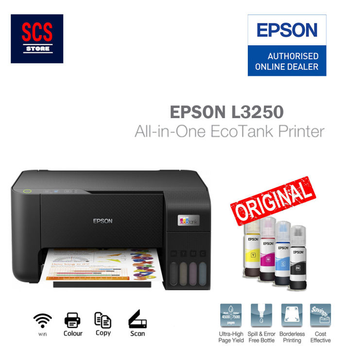 Epson l3250/l3256 WI-FI all in one eco tank printer | Lazada PH