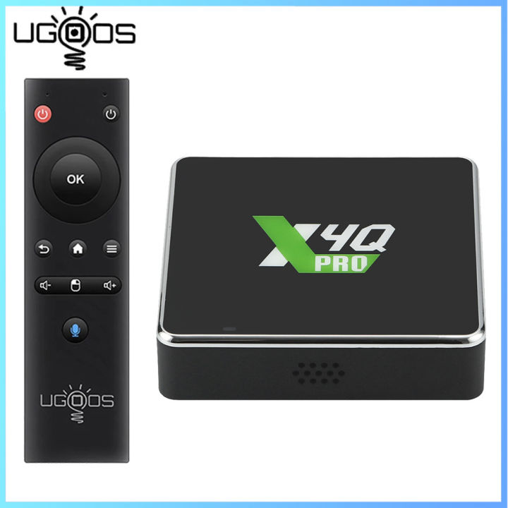 UGOOS X4Q PRO TVBOX 4GB 32GB X4Q PLUS Amlogic S905X4 Android 11 Smart TV Box BT4.0 1000M X4Q ...