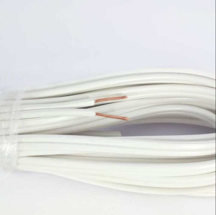 10 Meters AC Extension Cable AC Cord AC Wire Flat Cord 2x AWG18 Pure ...