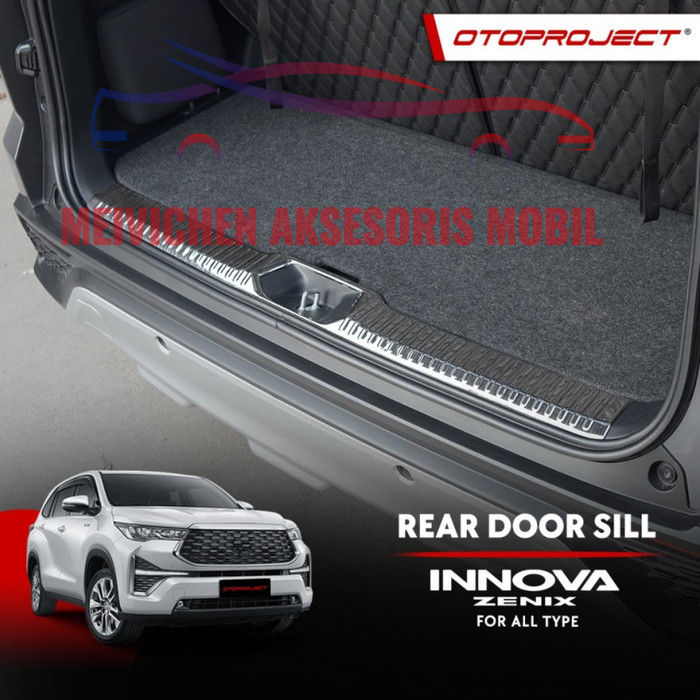 Rear Door Sill Plate Mobil Innova Zenix Stainless Otoproject | Lazada ...