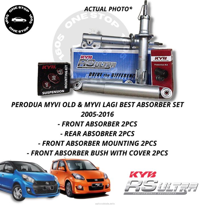 PERODUA MYVI OLD & MYVI LAGI BEST 2005-2016 KYB ABSORBER SET (FRONT ...