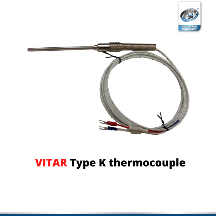 VITAR K type Thermocouple + 65mm+ 3m FIBREGLASS wire +0~200DegC | Lazada