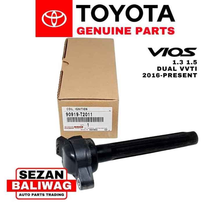 ORIGINAL TOYOTA IGNITION COIL VIOS 2016-2022 DUAL VVTI 90919-T2011 ...