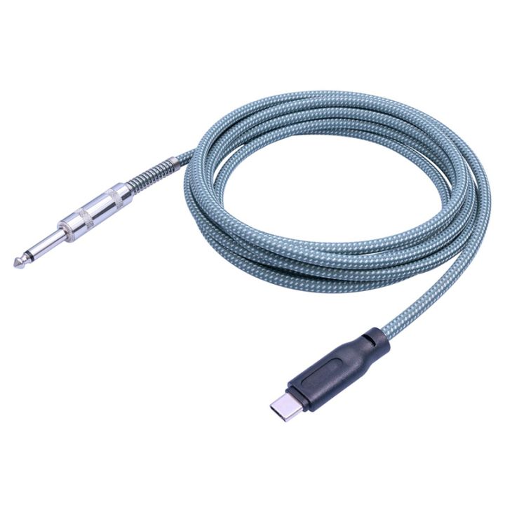 6.35mm Male to USB Type-C Male Guitar Audio Cable 1/4Inch to USB-C ...