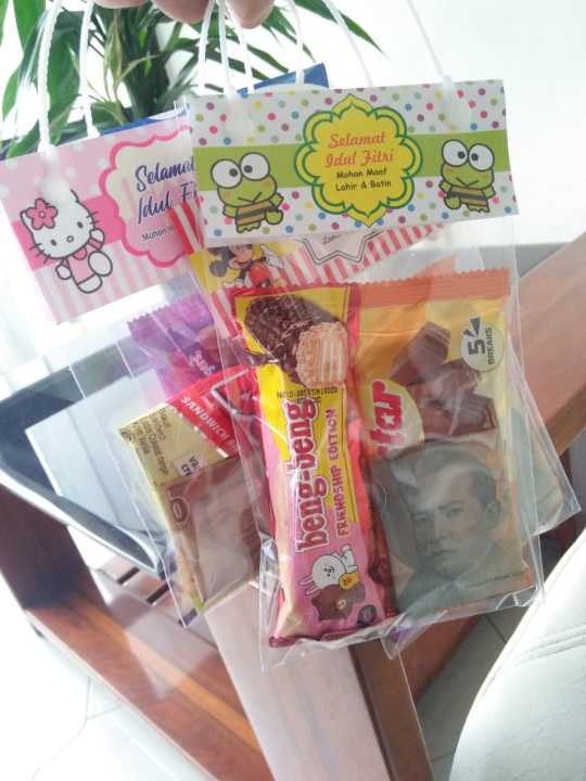 Amplop Lebaran Idul Fitri / Parcel Snack Anak Isi 10 pcs / Amplop ...