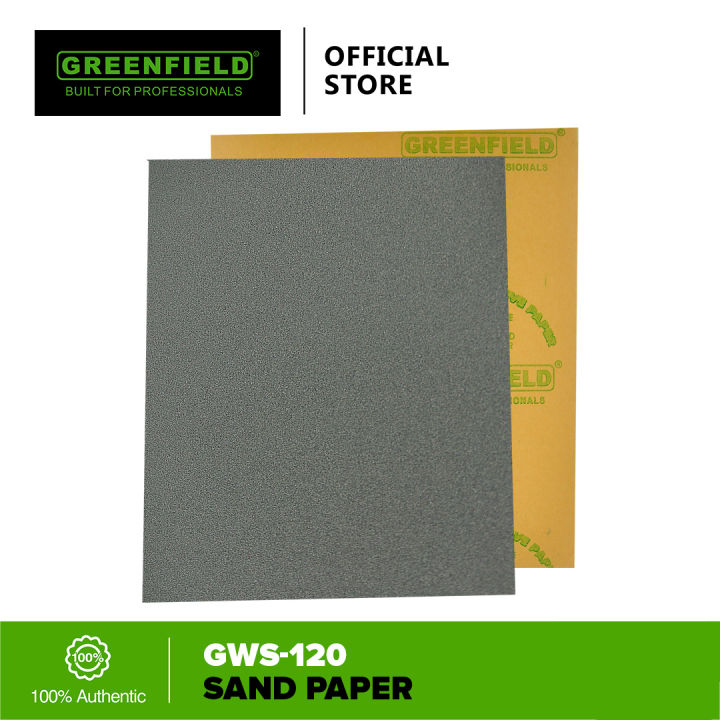 Greenfield Waterproof Sandpaper #120 | Lazada PH
