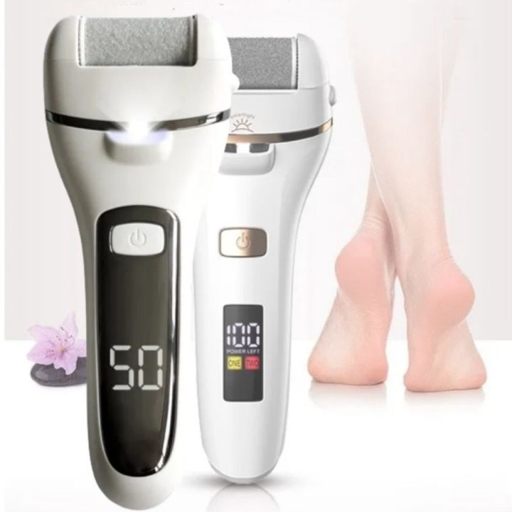 JUSTODO 2 Speeds Electric Rechargeable Foot File Waterproof Eliminate ...