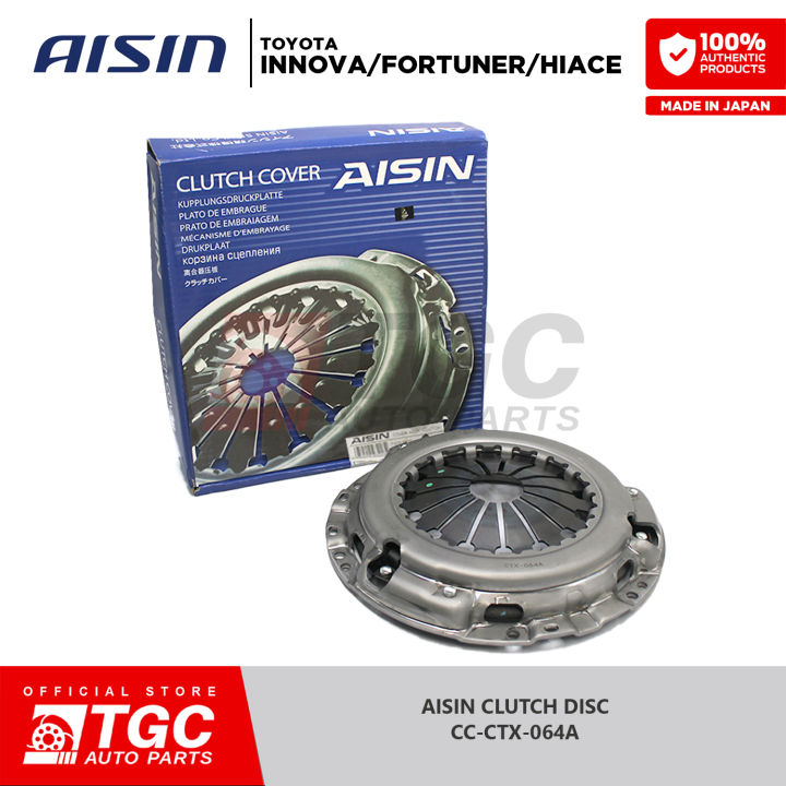 AISIN Clutch Disc Cover Assy CTX-064A (CT-064) Toyota Innova, 2L, 3L,5L - 1pc | Lazada PH