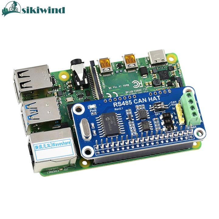 RS485สามารถสวมหมวกตัวรับส่งสัญญาณออนบอร์ด MCP2515 UART โมดูลการสื่อสาร ...