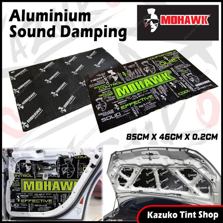 1 PCS MOHAWK Sound Proof Aluminum Noise Damping Insulation Sponge Car ...