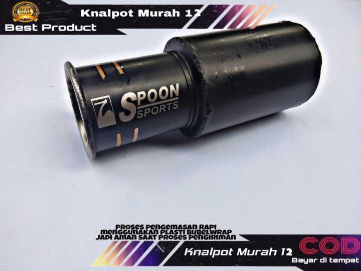 KNALPOT MOBIL SPOON SPORT MINI BLACK DOP SEMUA JENIS MOBIL BENSIN DAN ...