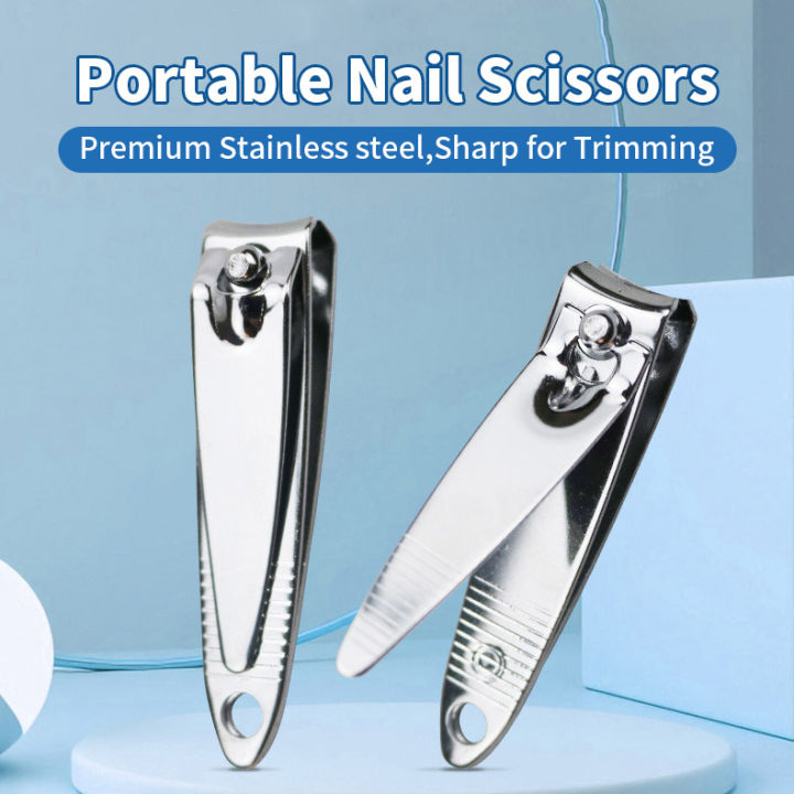 【COD】Nail Clipper Compact Mini Nail Cutter with Curved Blades | Lazada PH