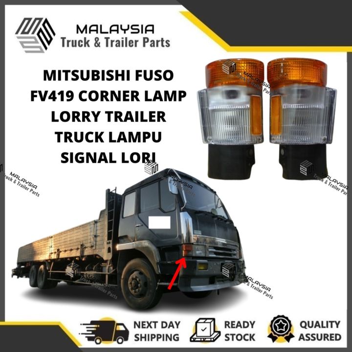 MITSUBISHI FUSO FV419 CORNER LAMP LORRY TRAILER TRUCK LAMPU SIGNAL LORI ...