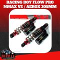 Racing Boy Flow Pro Shock Absorber 305mm – Fits Yamaha NMAX V2 / Aerox ...